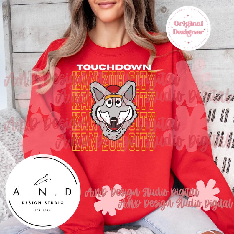 Kansas City Football - Touchdown Kan Zuh City PNG - Etsy
