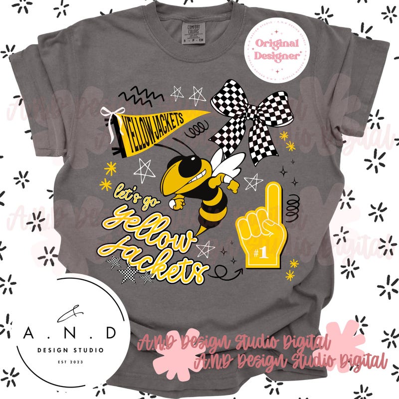 Yellow Jacket Mascot Svg - Etsy