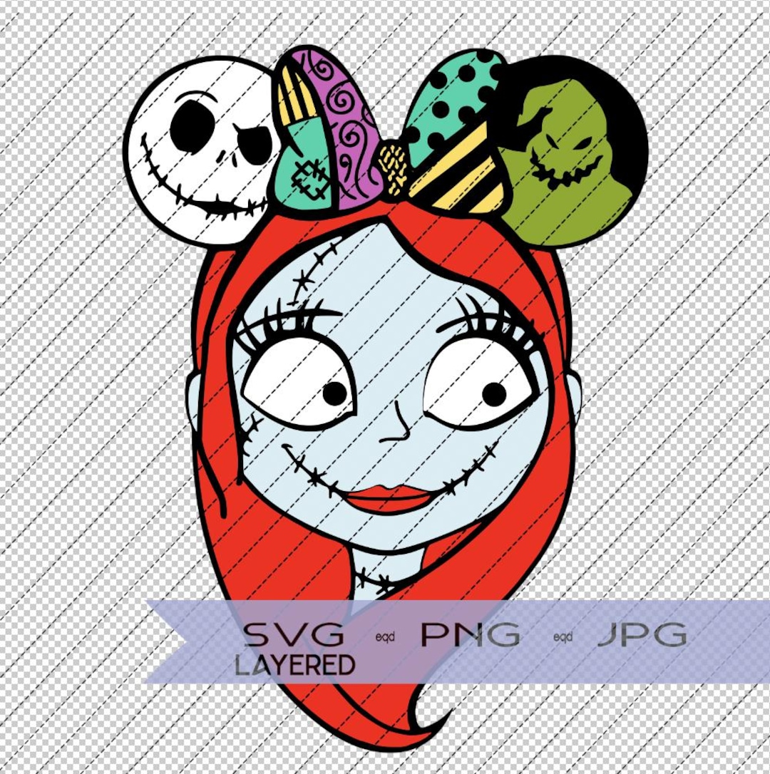 Jack Skellington - "sally" SVG - Layered SVG - PNG - Cut Files - - Etsy