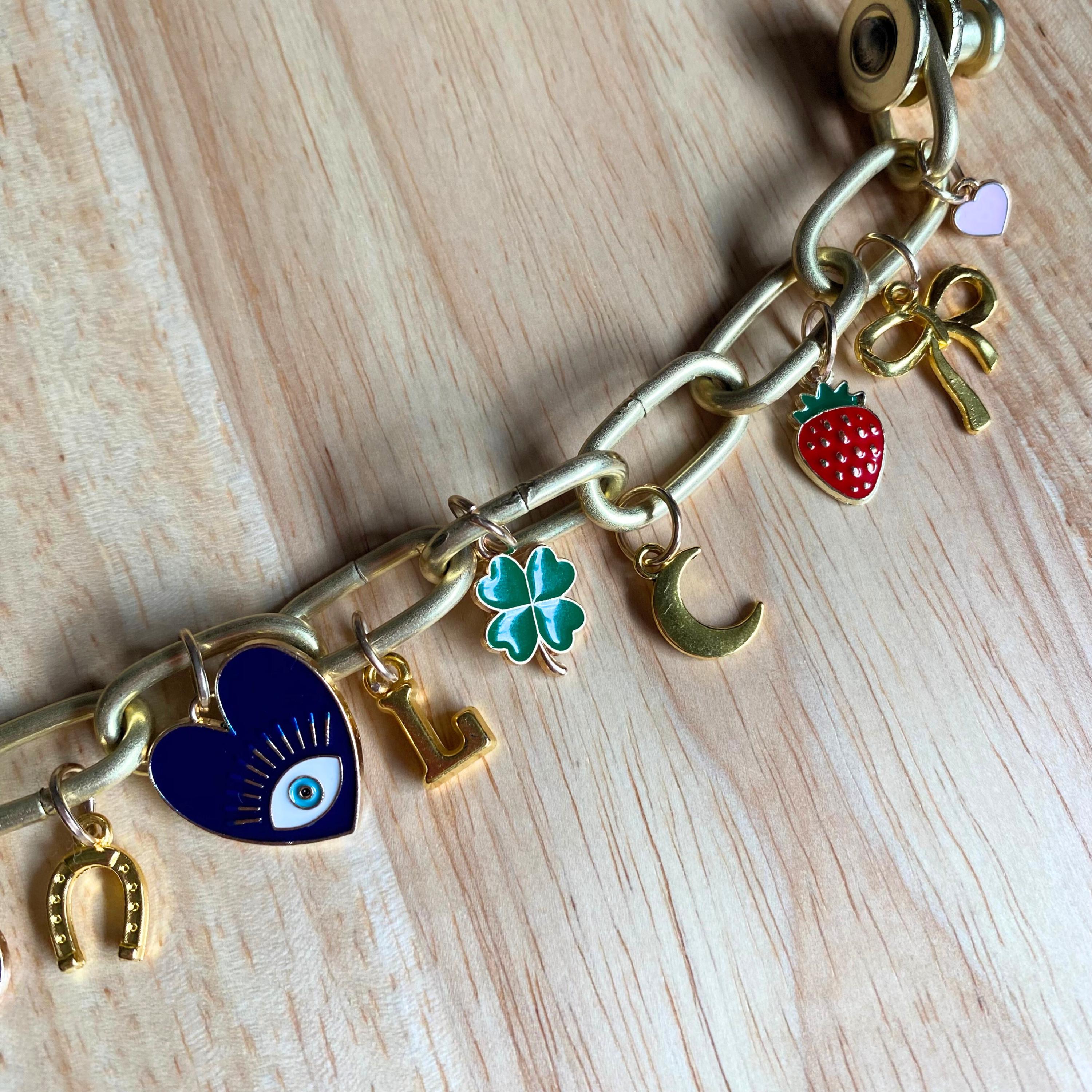 Charm Bracelet Door Lock With 11 Unique Charms | Personalized With Your ...