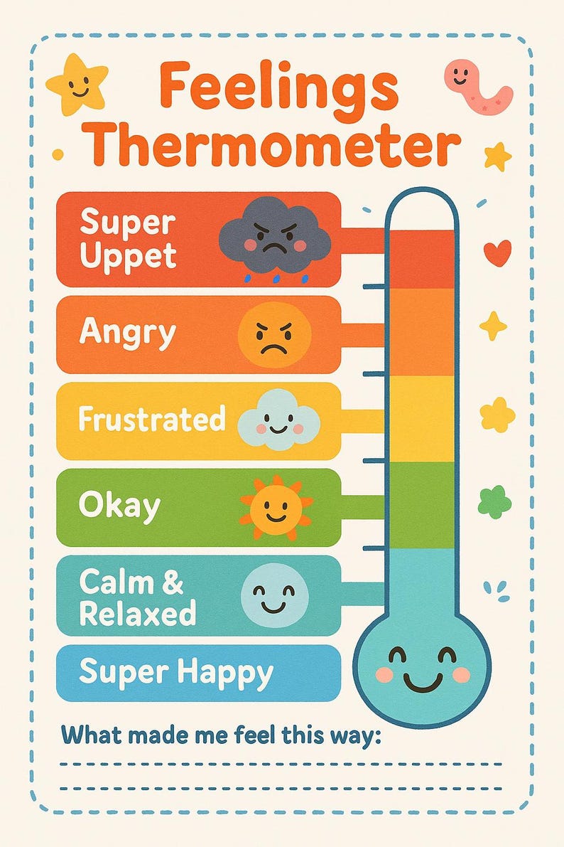 ADHD Kids Planner – Printable Visual Schedule, Daily Routine Chart ...