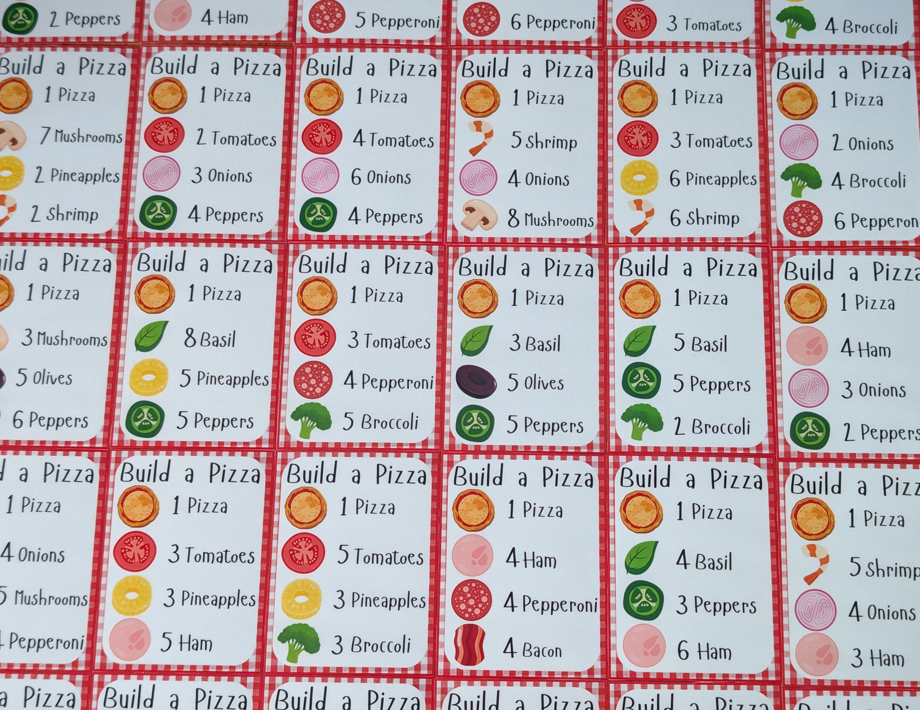 Build A Pizza Printable Quiet Book Preschool Printable Busy Book ...
