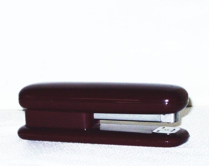 Vintage Stapler Maroon Stapler Eldon 80s 1987 - Etsy
