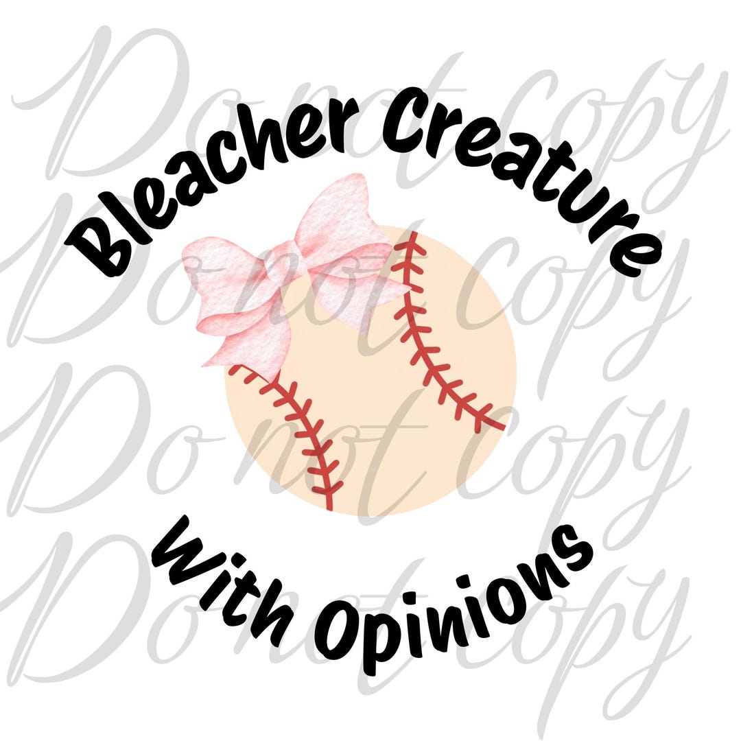 Bleacher Creature Baseball Png - Etsy