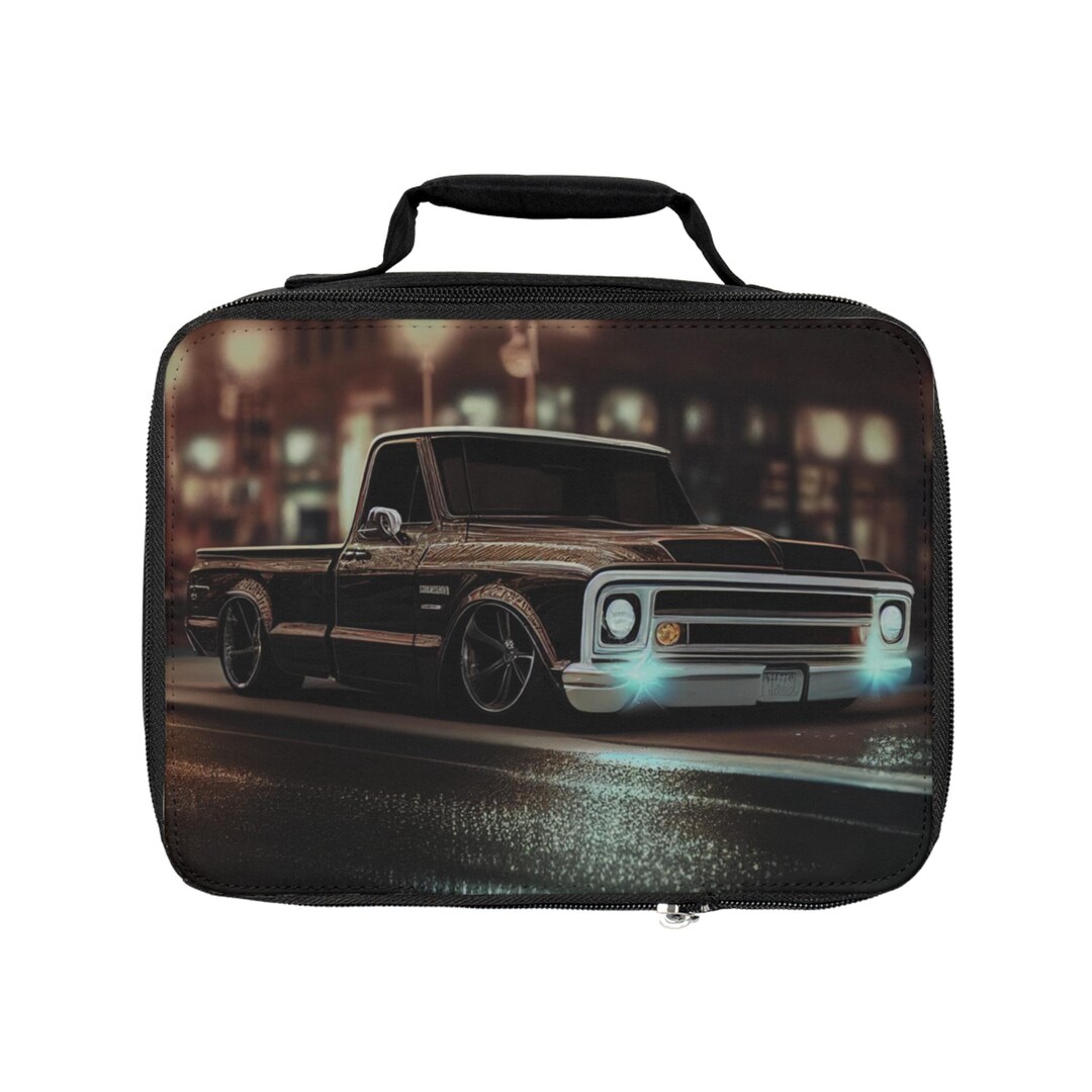 Vintage C10 Chevrolet Lunch Bag, Retro Car Lunch Tote, Insulated Lunch ...