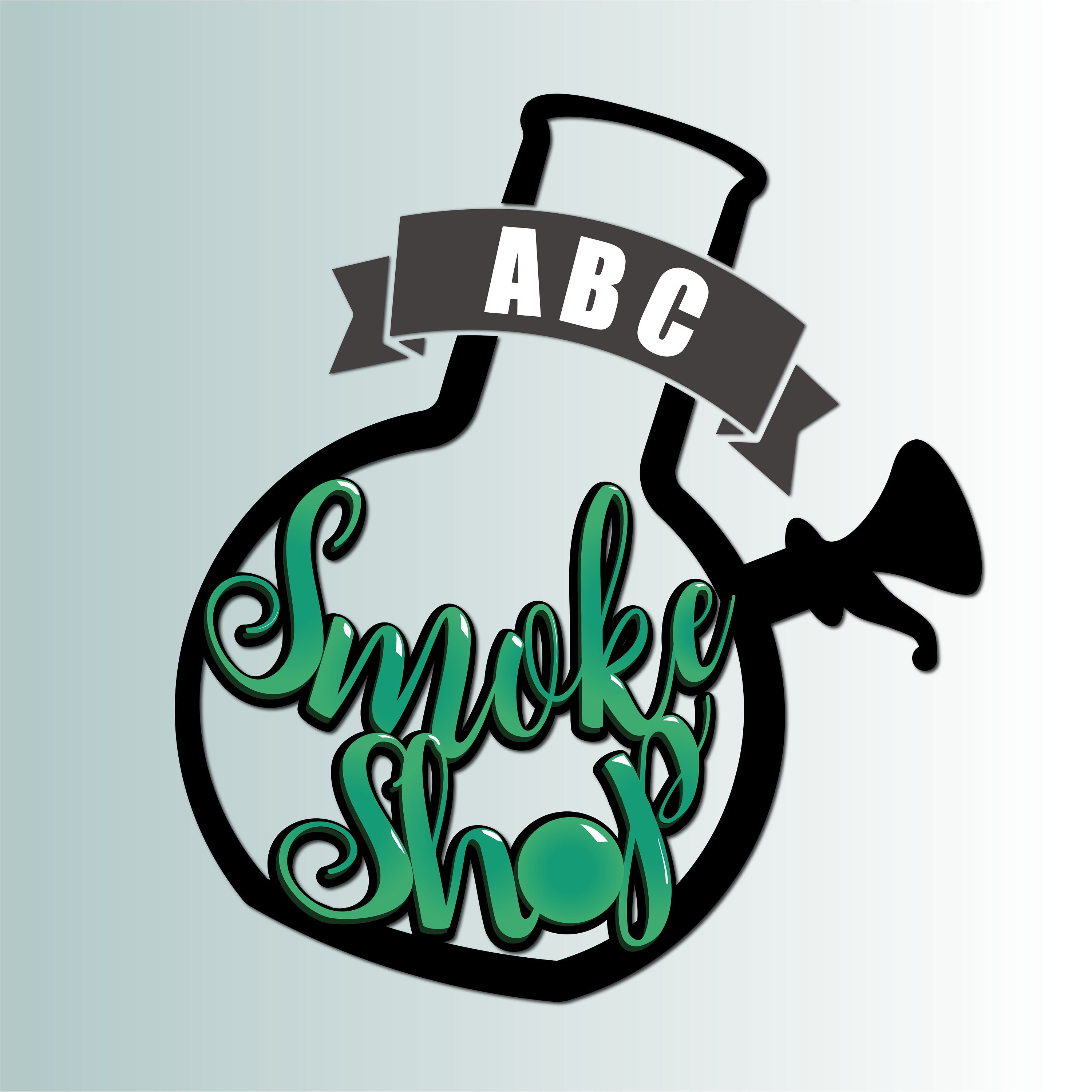 Smoke Shop Vector Logo, Flask Art Design, Bubble Graffiti, Customizable ...