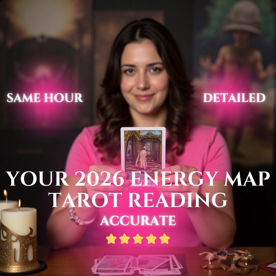 Your 2026 Energy Map Tarot Reading, Detailed Tarot Reading, Psychic ...