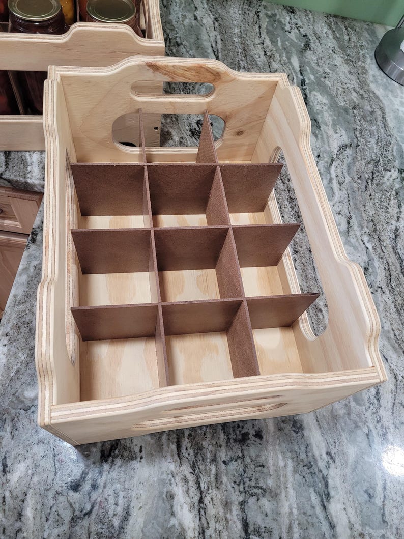 Quart & Pint Canning Jar Crates - Etsy