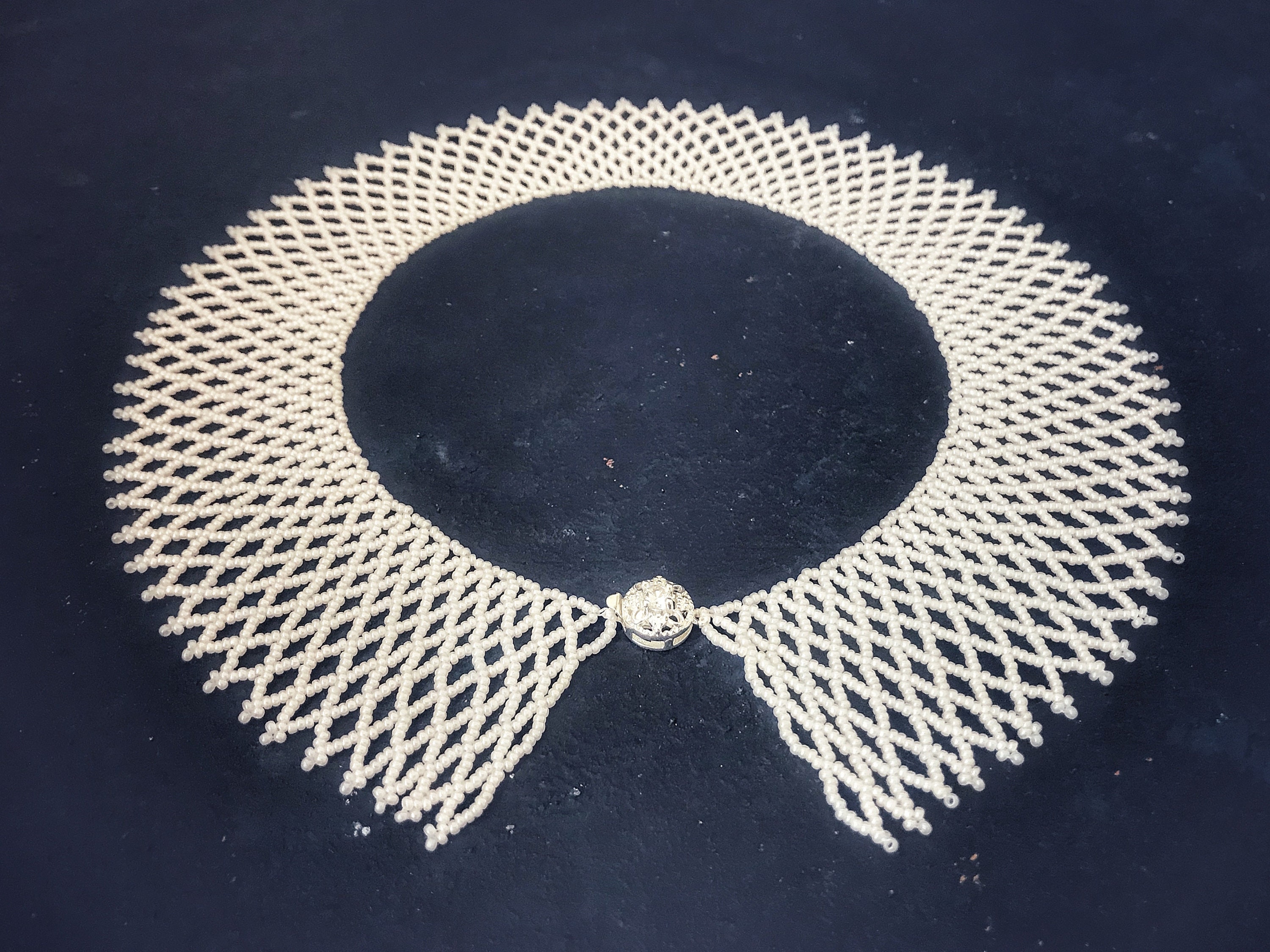 RBG Collar Necklace Ginsburg Dissent Collar Necklace Beaded | Etsy