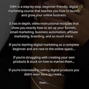 Digital Wealth Academy DWA Full Course 2025 Vol 1 & 2 Full #DWA - Etsy