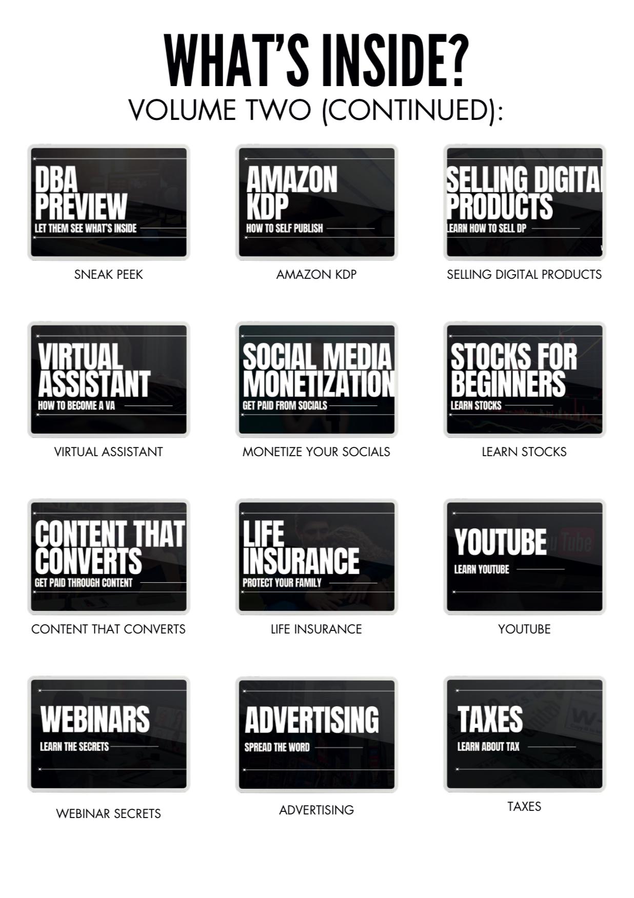 Digital Boss Academy #DBA Volume 1 & 2 Full - Etsy