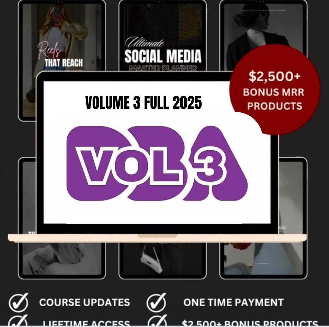 DIGITAL BOSS ACADEMY Volume 3 Full 2025 - Etsy UK