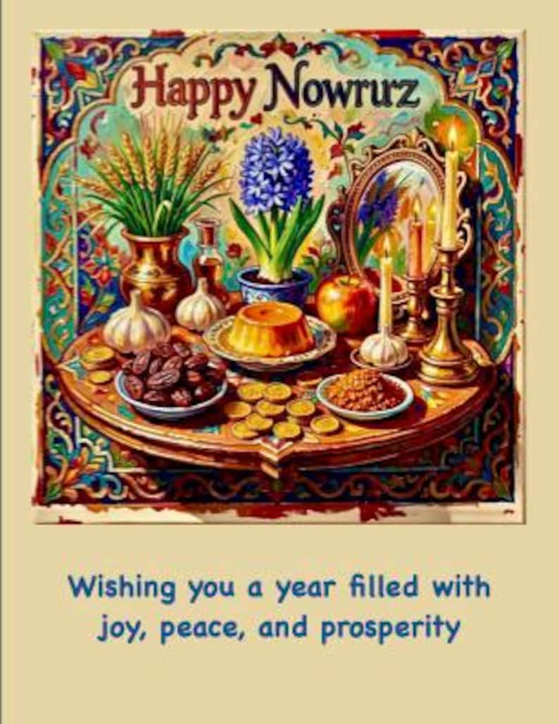 Happy Nowruz – Persian New Year – Greeting Cards – Digital Download ...