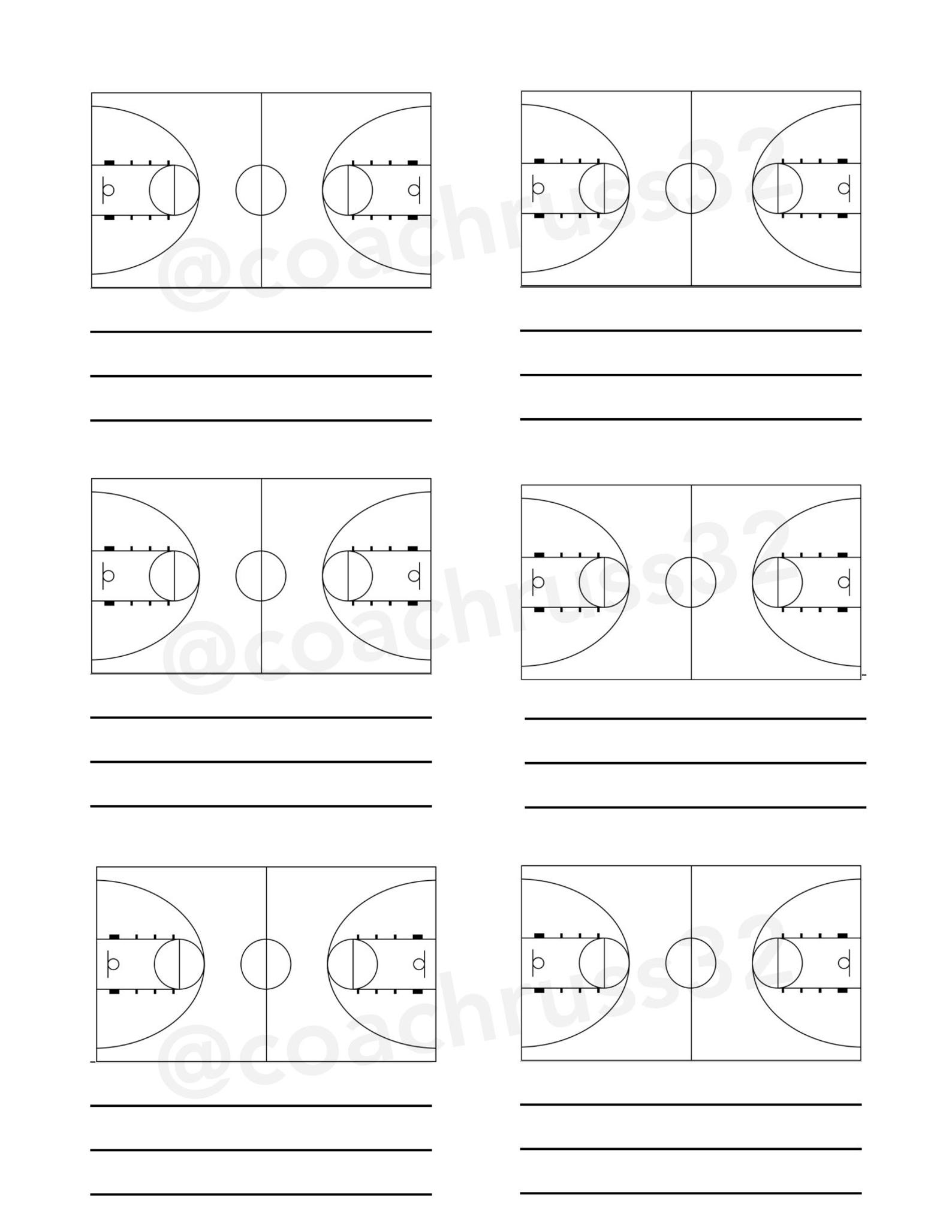 Full Court Basketball Play Mapping Tool - Etsy