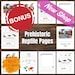 Dinosaur Field Guide: Printable Paleontology Study (digital Download ...
