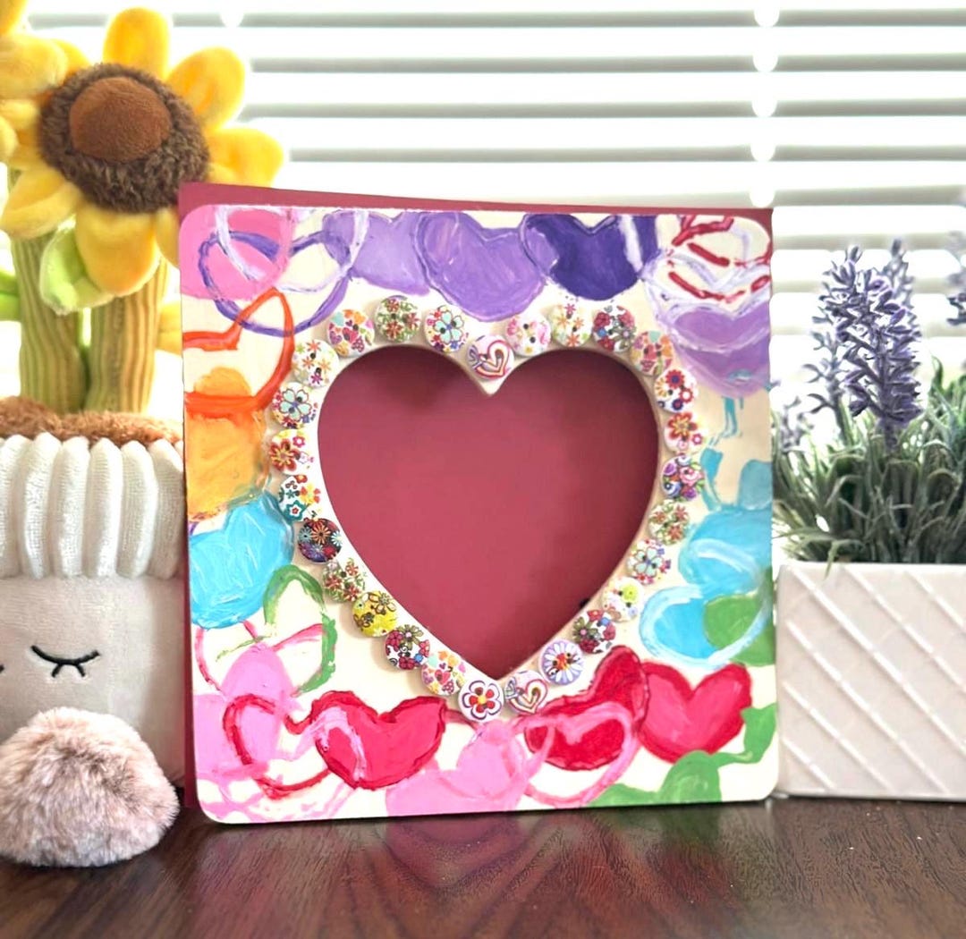 Heart Frame - Etsy