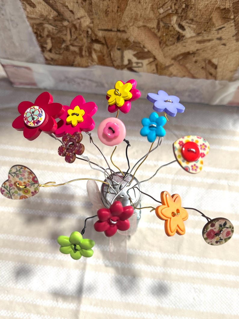 Button Bouquet - Etsy