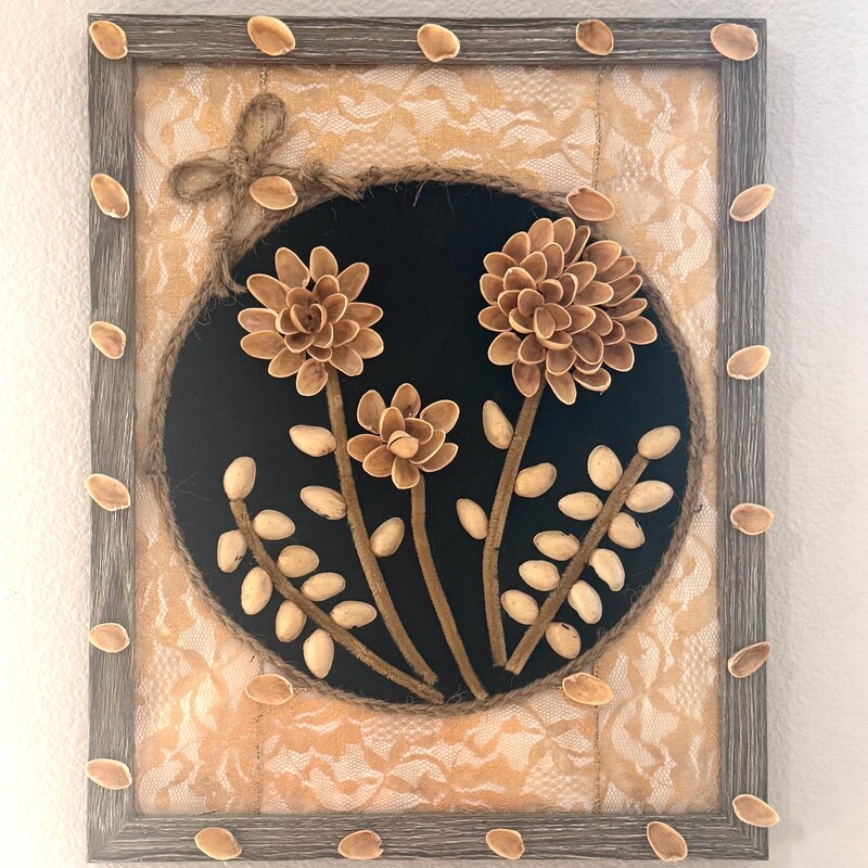 Pistachio Shells Art - Etsy
