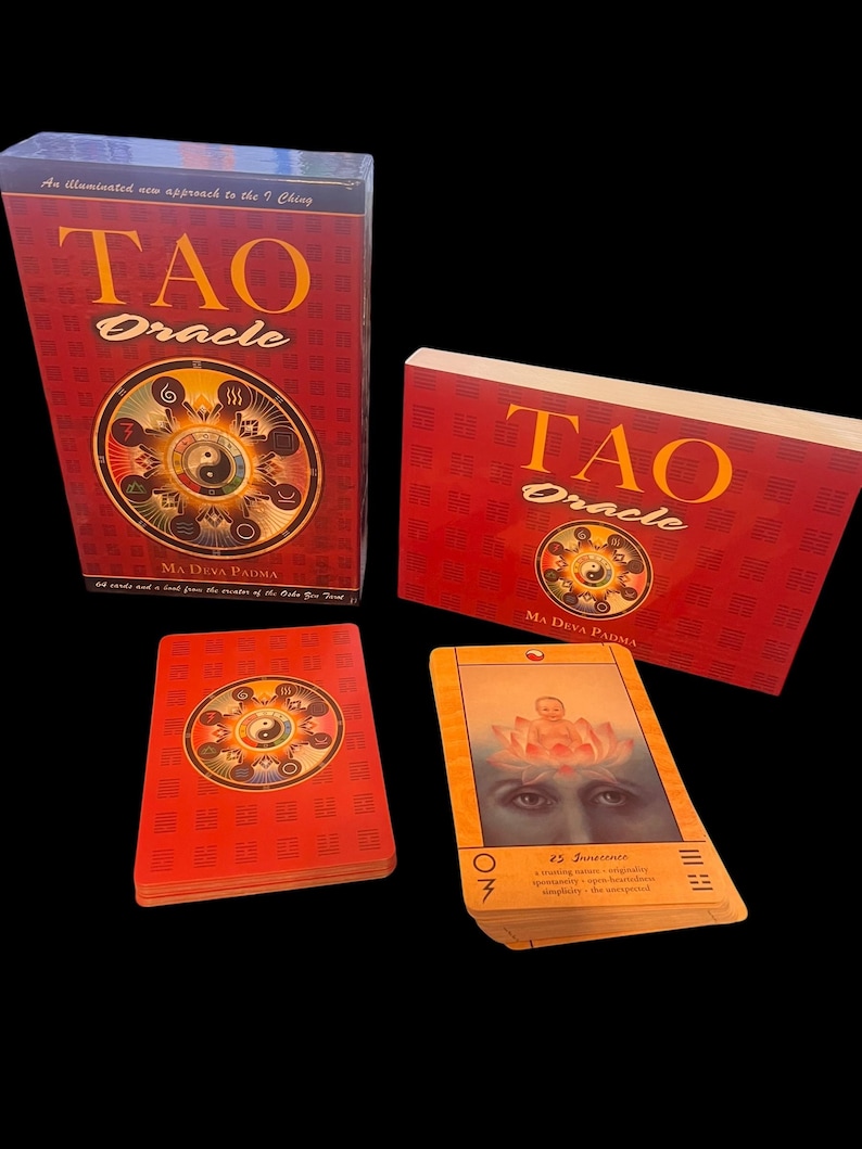Tao Oracle by Ma Deva Padma 64 Card Deck and Guidebook Inspired by the ...