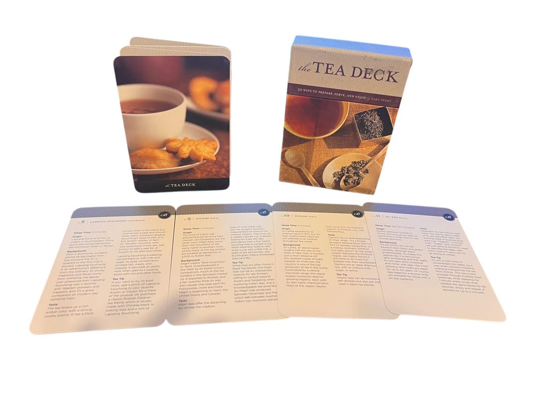 The Tea Deck: 50 Tea Recipe & Brewing Guide Cards - Etsy