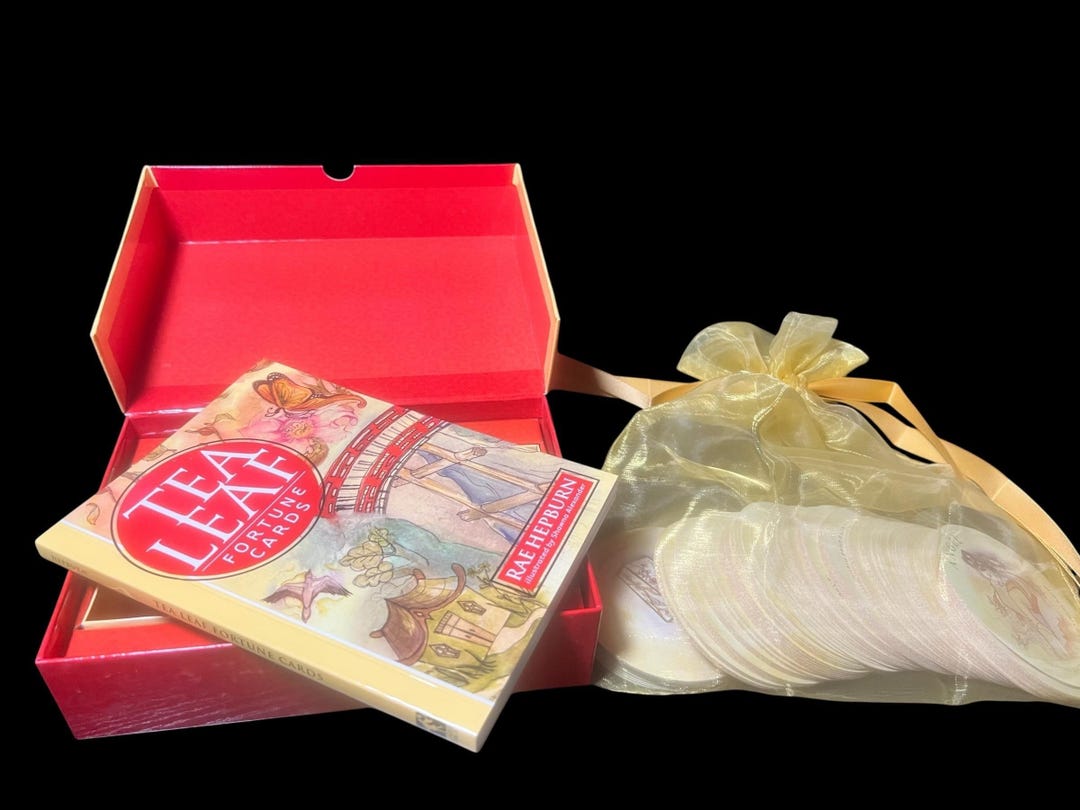 Tea Leaf Fortune Cards Oracle Divination Deck With Guidebook by Rae ...