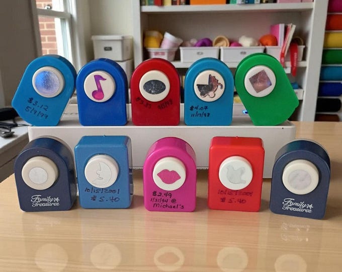 Paper Punches Lot of 10 Small Plus Bonus Mystery Craft Punch - Etsy
