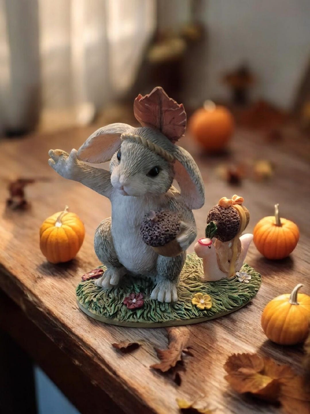 Charming Tails 87/46 “indian Imposter” Bunny & Snail Figurine Autumn ...