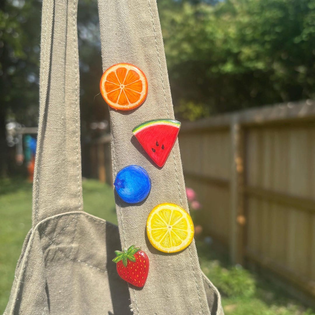 Fruit Themed Pins - Etsy
