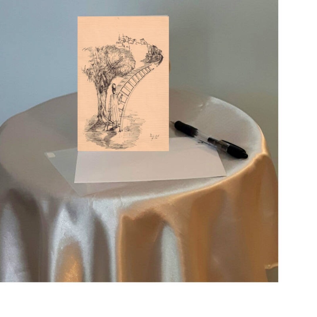 Postcard No. 68 -- Ladder to Heaven - Etsy