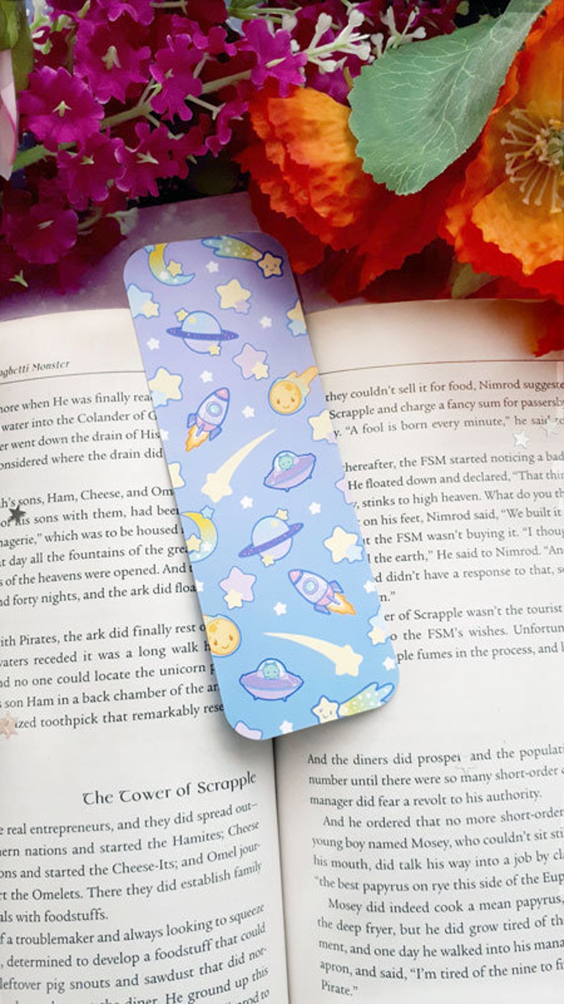Kawaii Galaxy Bookmark Matte Soft Luxury Bookmark Cute - Etsy