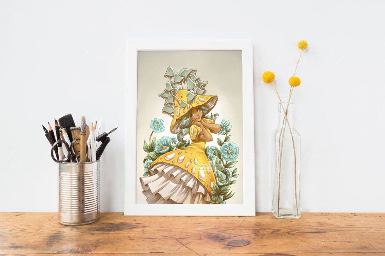 Happy Hannah Small Art Print Poster - Etsy