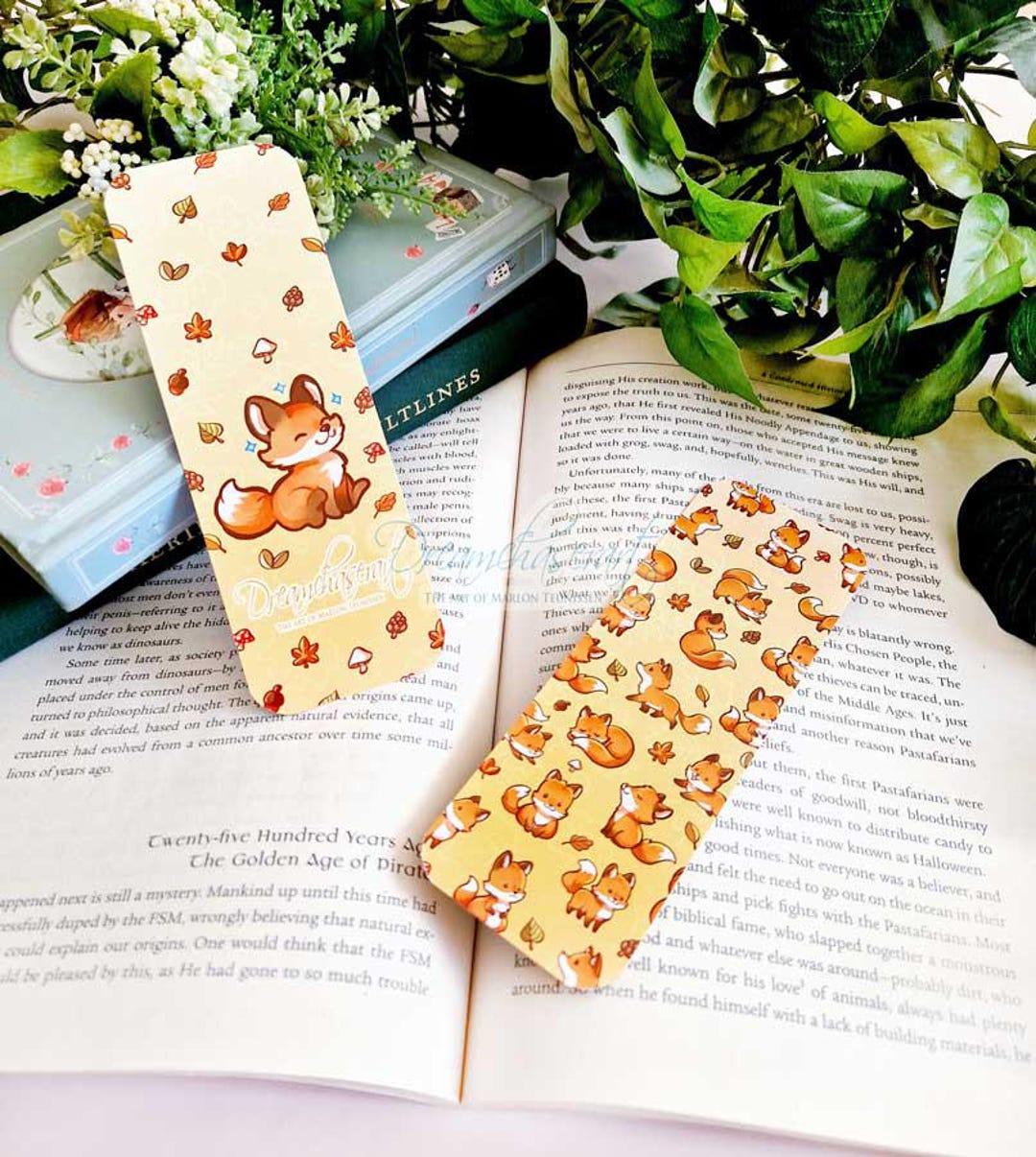 Little Fox Bookmark ~ Matte Bookmark ~ Cute Planner Book Mark ...