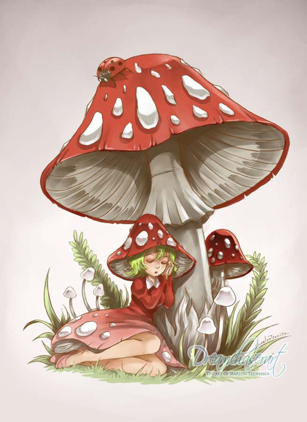 Sleepy Sally Art Print - Etsy