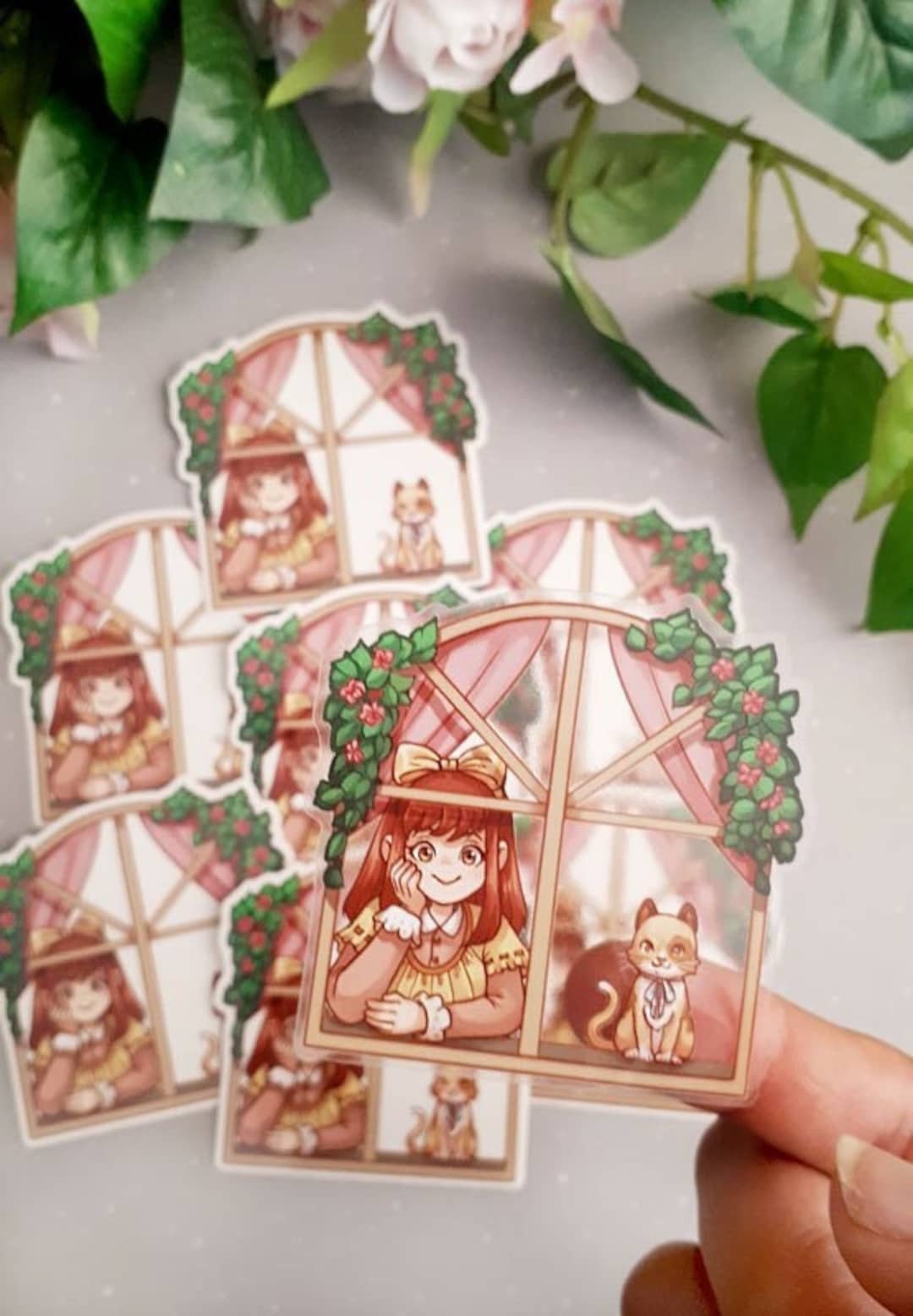 Cute Clear Vinyl ( Transparent) Dreamy Window Sticker - Journalling ...