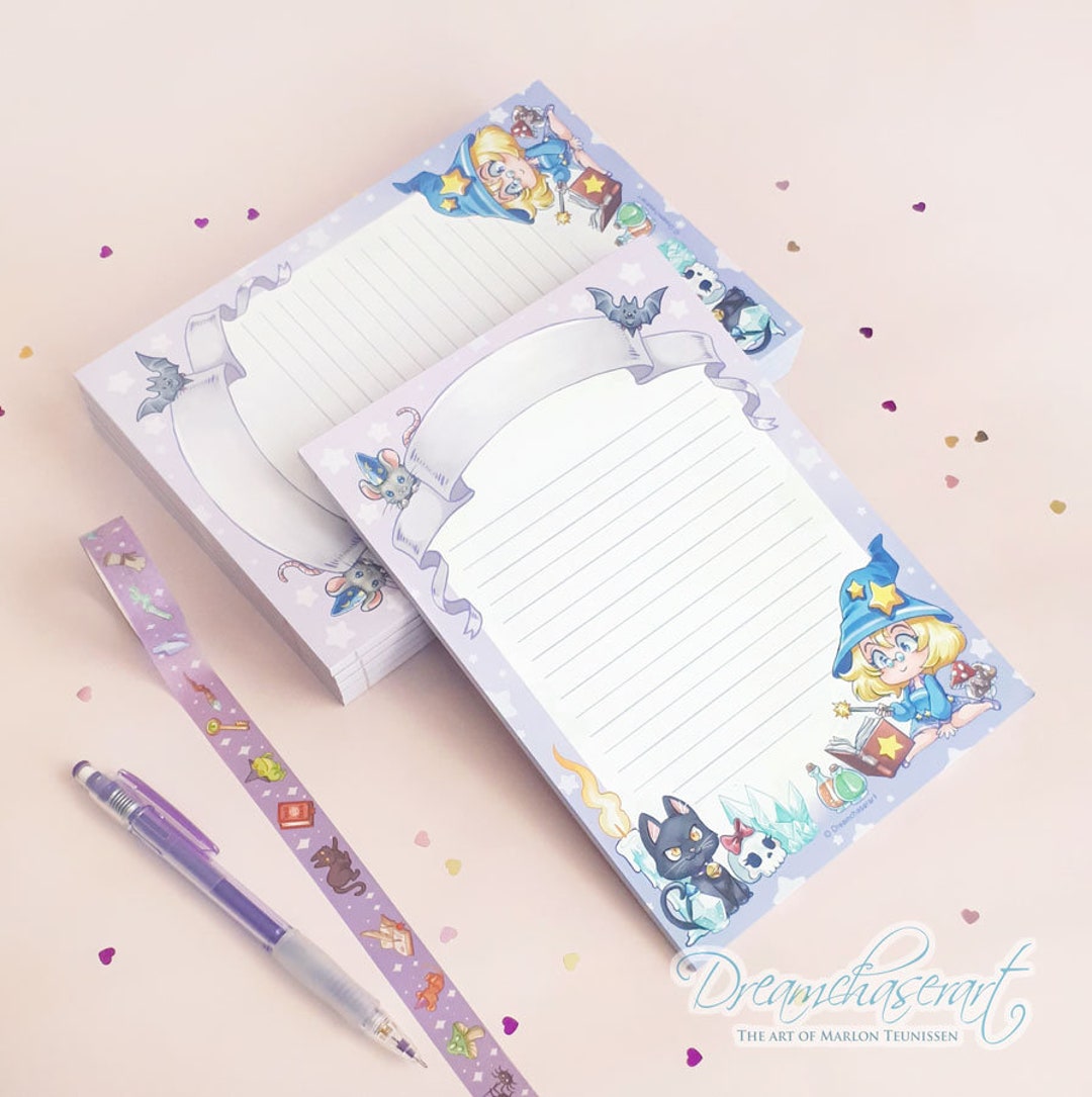 Notepad Magical Recipes Memo Double Sided A5 Letter Paper ...