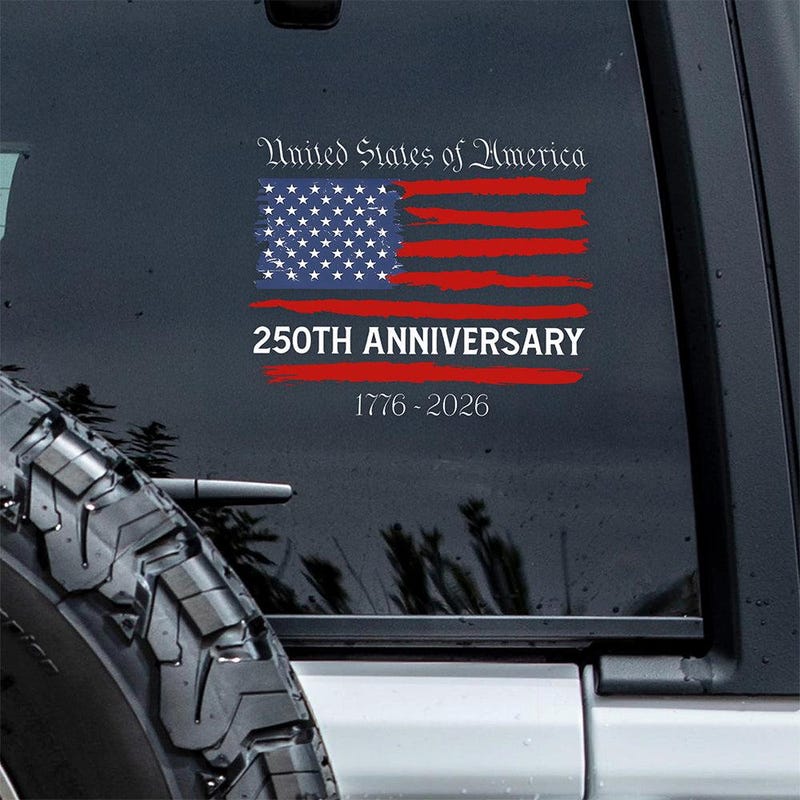 250th Window Decal - Etsy