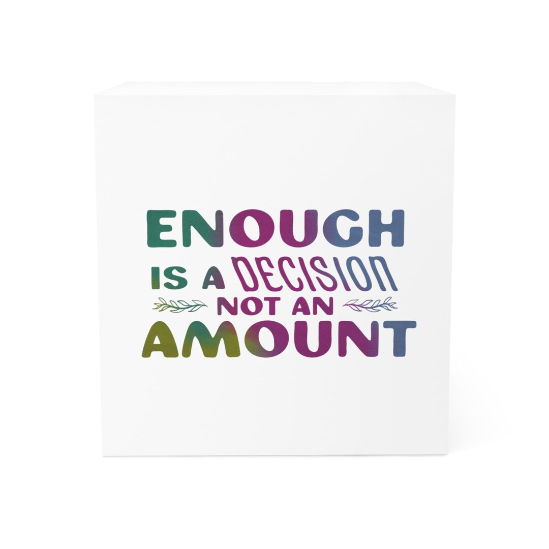 Note Cube, Empowered Educator Quote, Teacher Gift, Motivational Desk ...