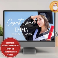 Graduation Slideshow Presentation Template With Music Photo Collage ...