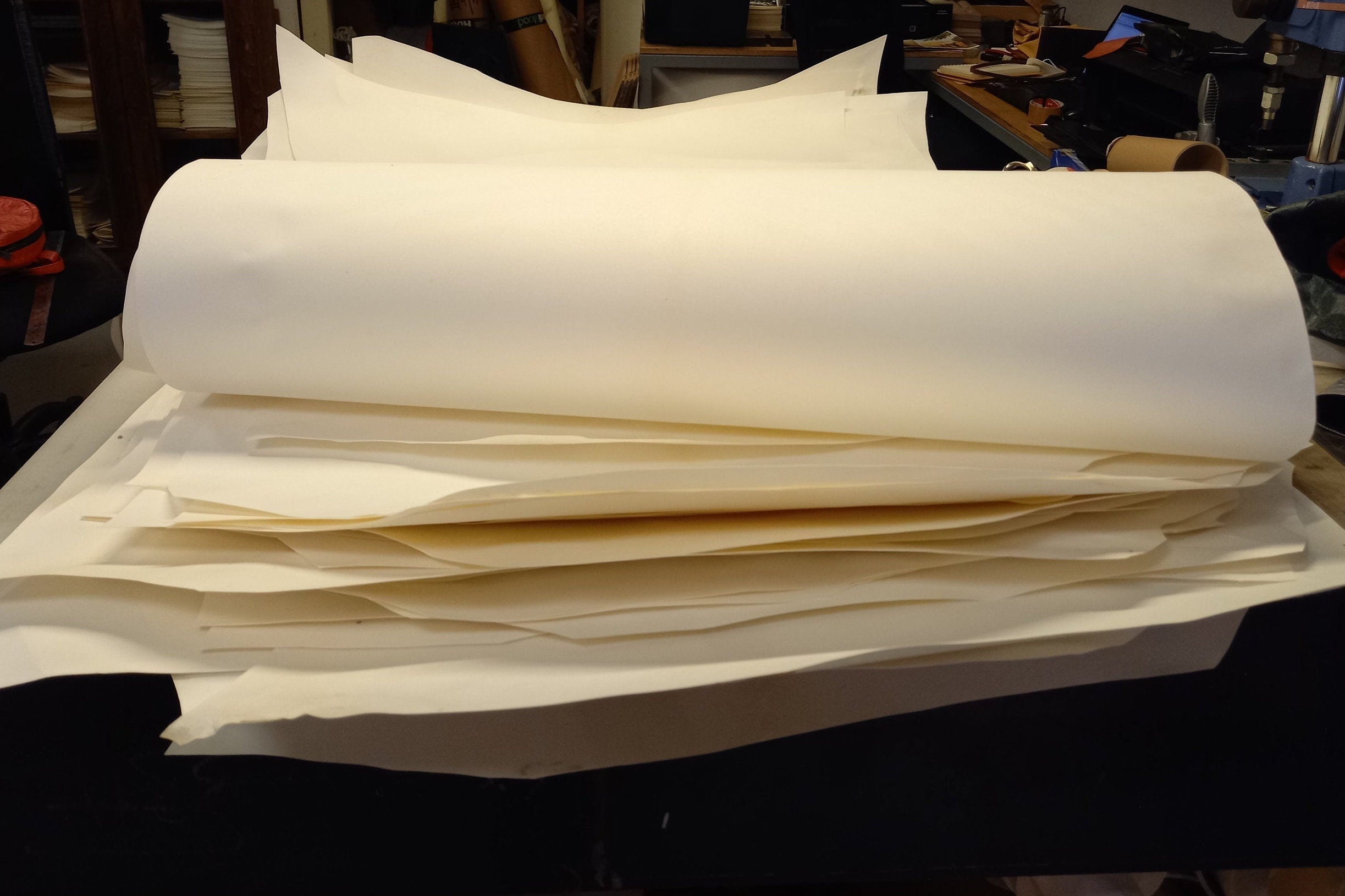 Full Hide White Goatskin Parchment - Vellum - Real Parchment for ...