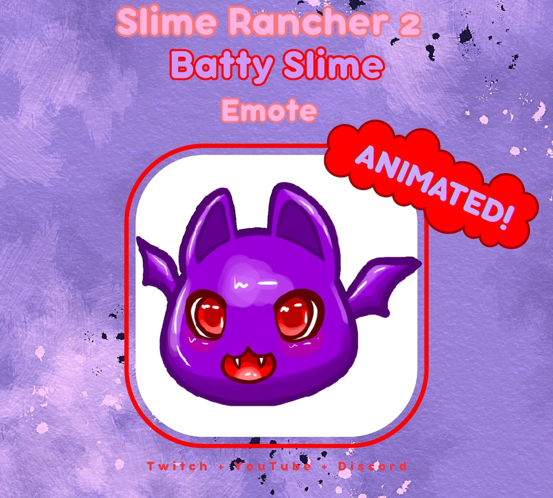 Slime Rancher Batty Slime Animated Emote - Youtube, Twitch, Discord GIF ...