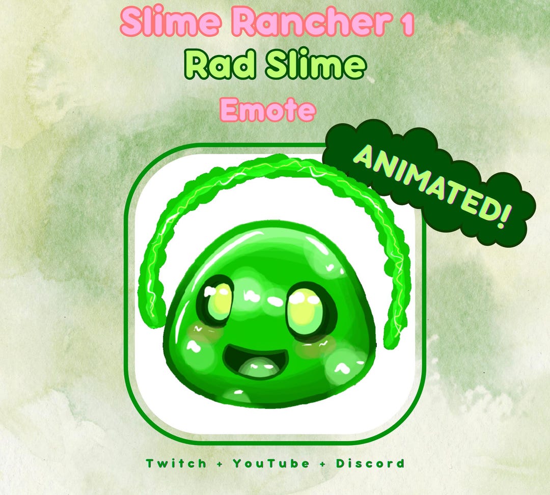Slime Rancher Rad Slime Animated Emote - Youtube, Twitch, Discord GIF ...