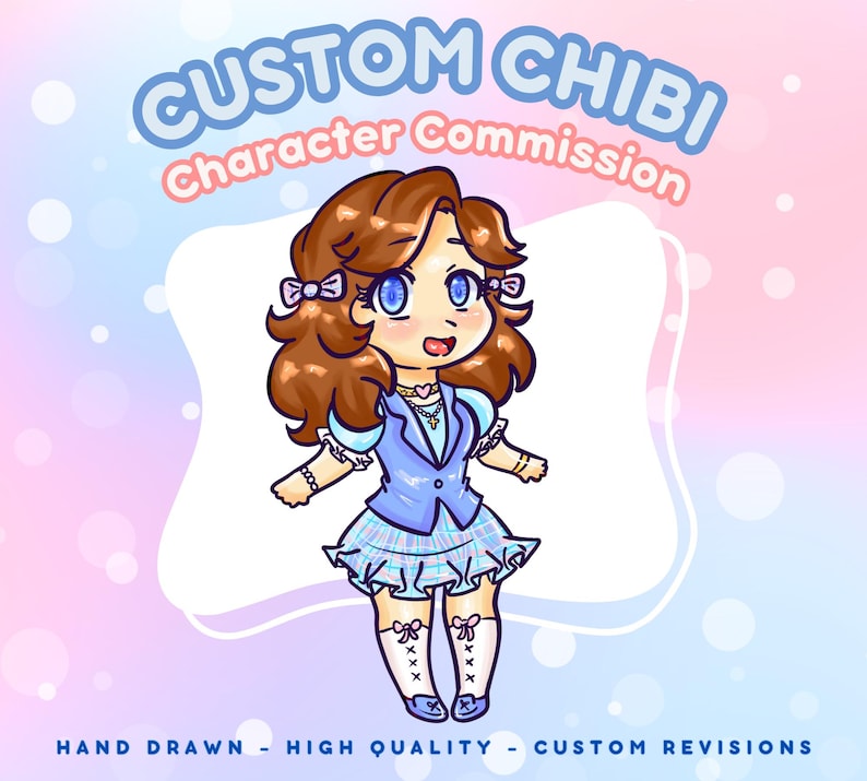 Custom Chibi Character Commission - Etsy