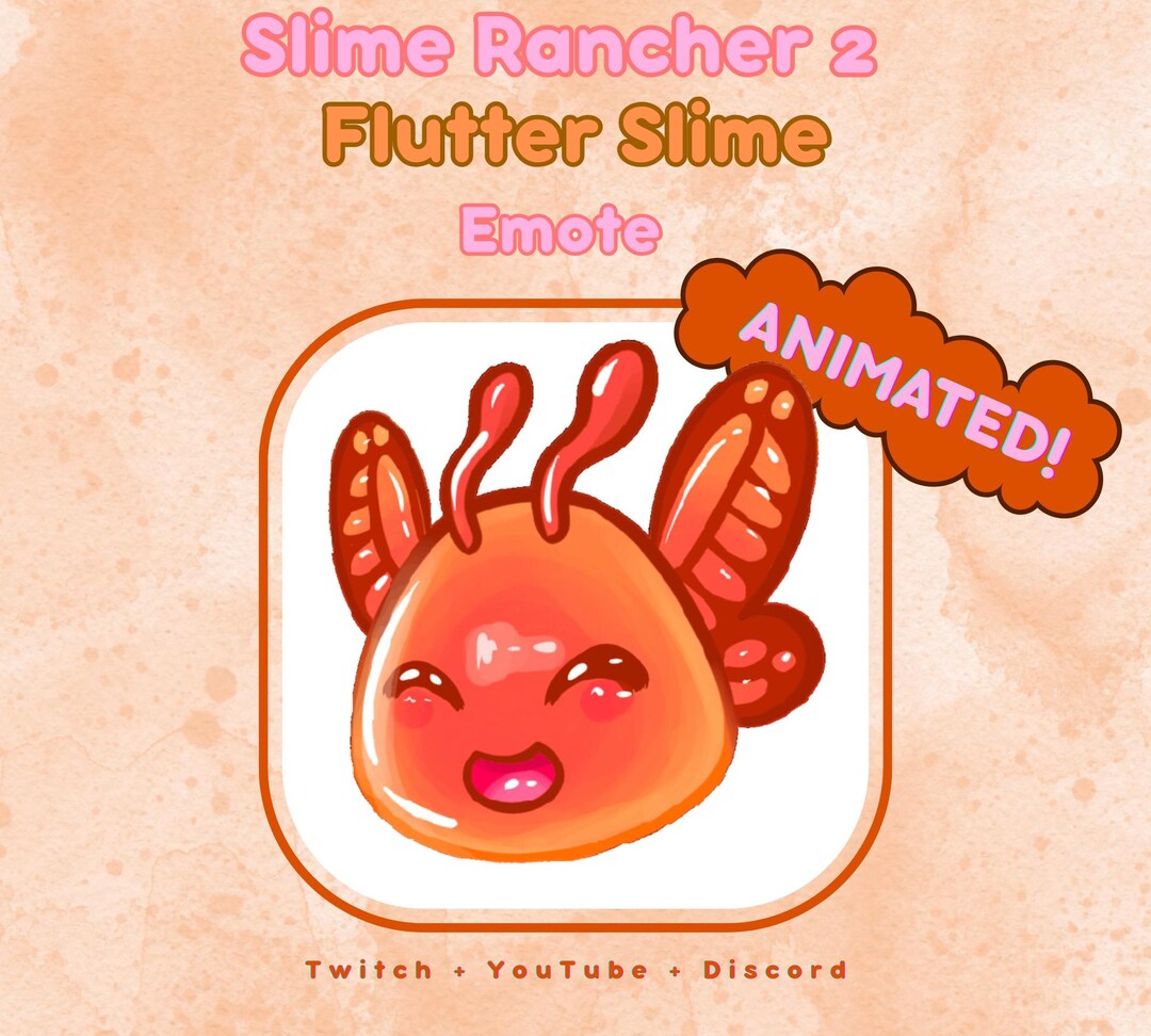Slime Rancher Flutter Slime Animated Emote - Youtube, Twitch, Discord ...
