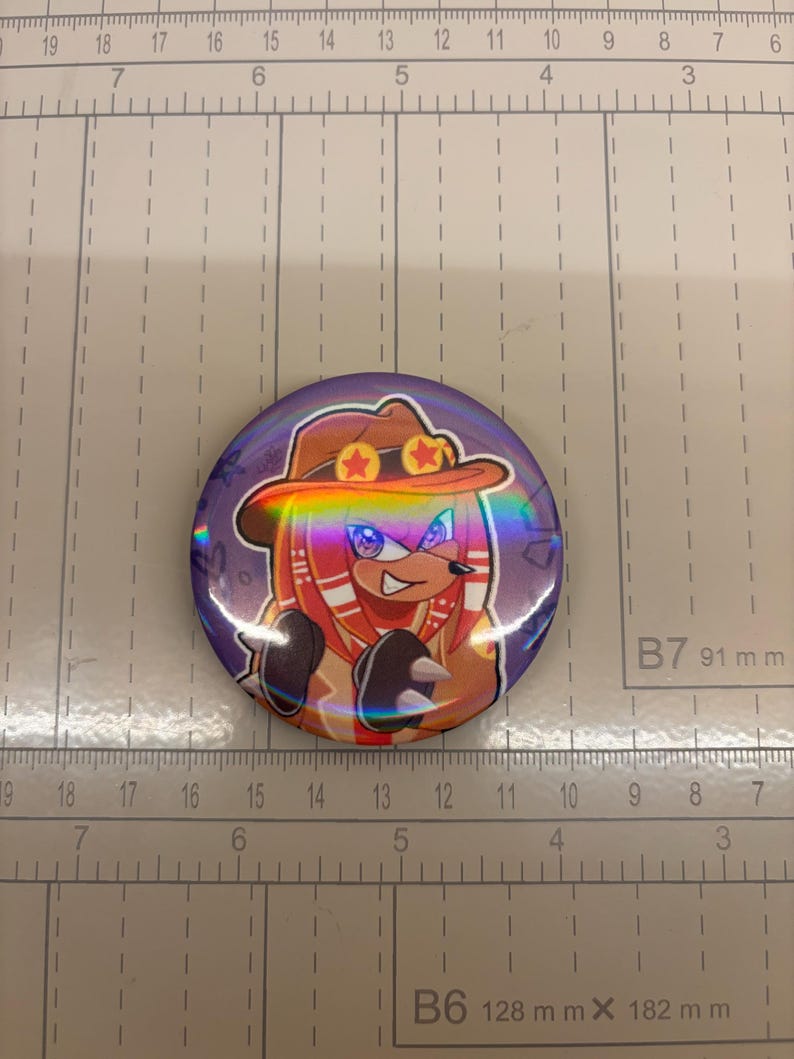 Sonic the Hedgehog Pinback Buttons Holographic (sonic, Knuckles, Tails ...