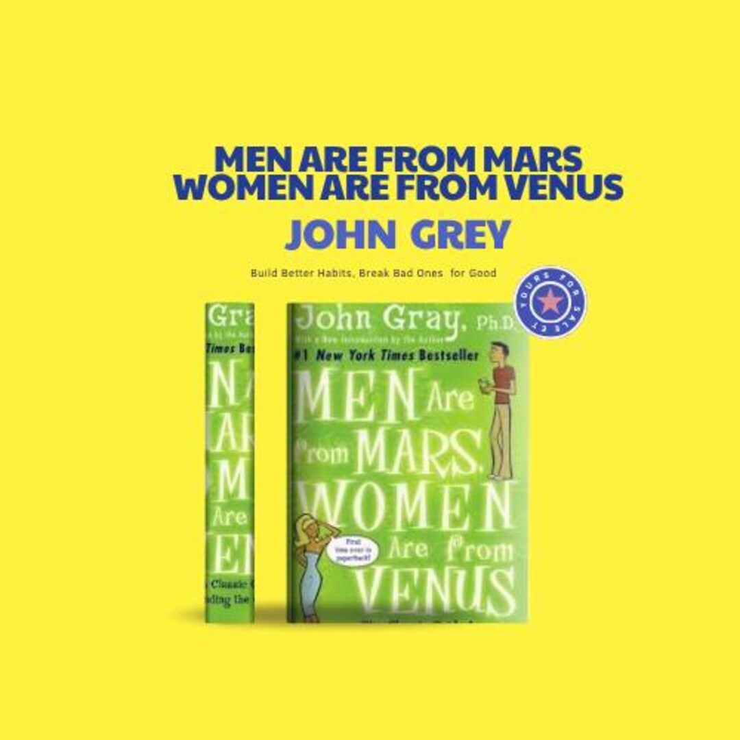 Men Are Mars, Women Venus by John Gray - Etsy