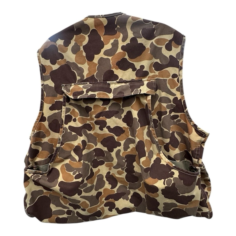 Vintage Mount’n Prairie Hunting Vest Men L Brown Camouflage Chukar ...