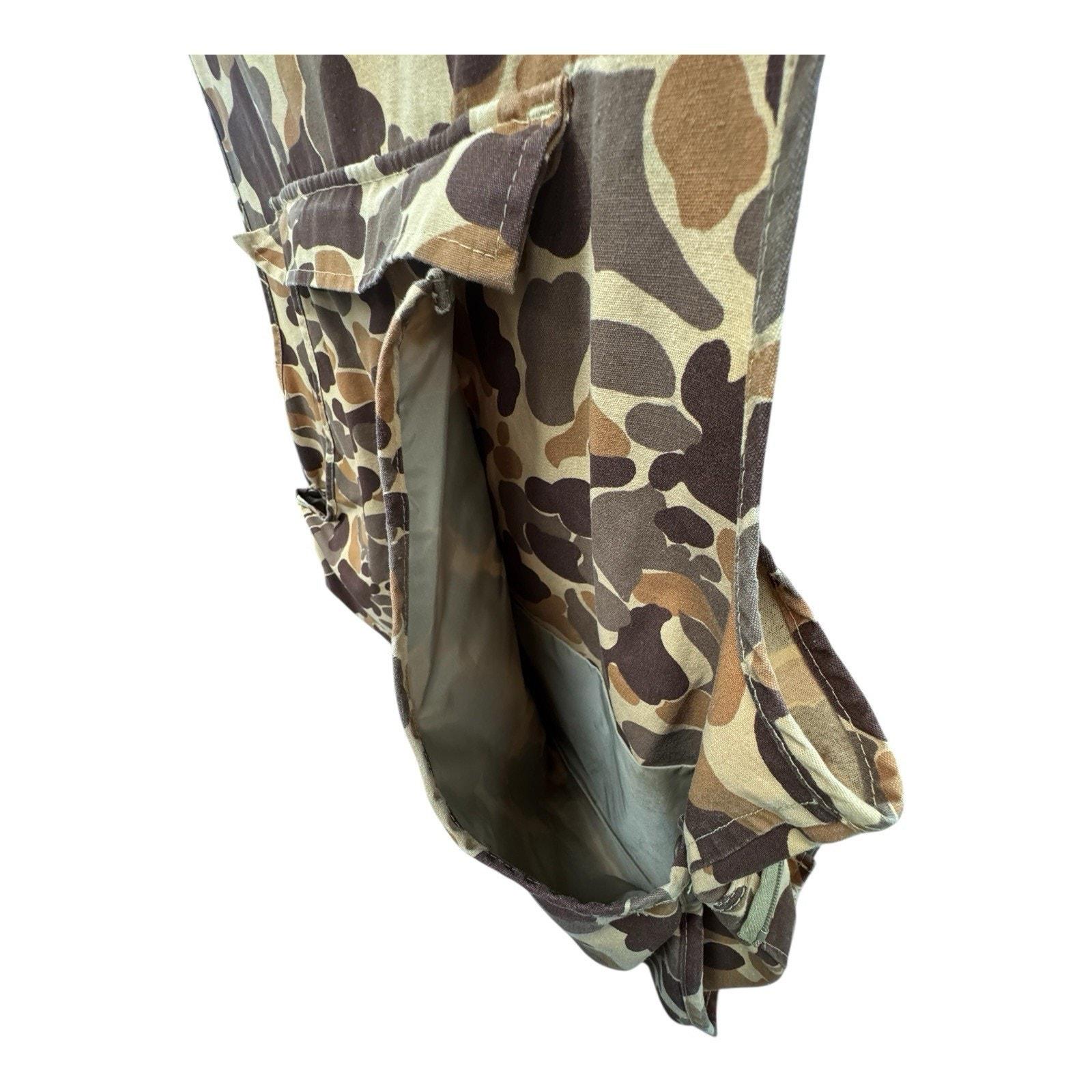 Vintage Mount’n Prairie Hunting Vest Men L Brown Camouflage Chukar ...