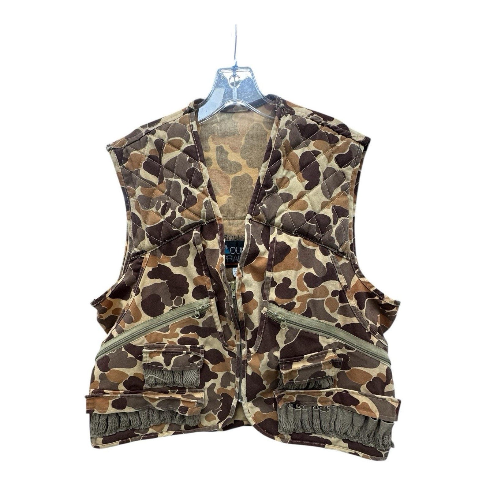 Vintage Mount’n Prairie Hunting Vest Men L Brown Camouflage Chukar ...