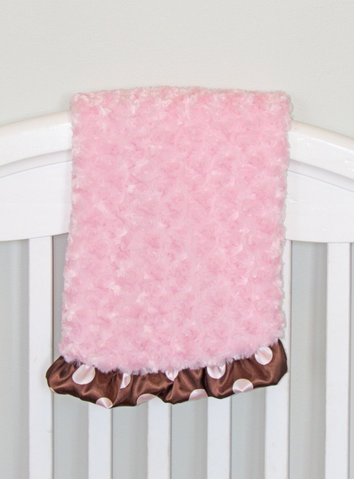 Pink Minky Blanket Monogram Baby Blanket Kids Room Decor - Etsy
