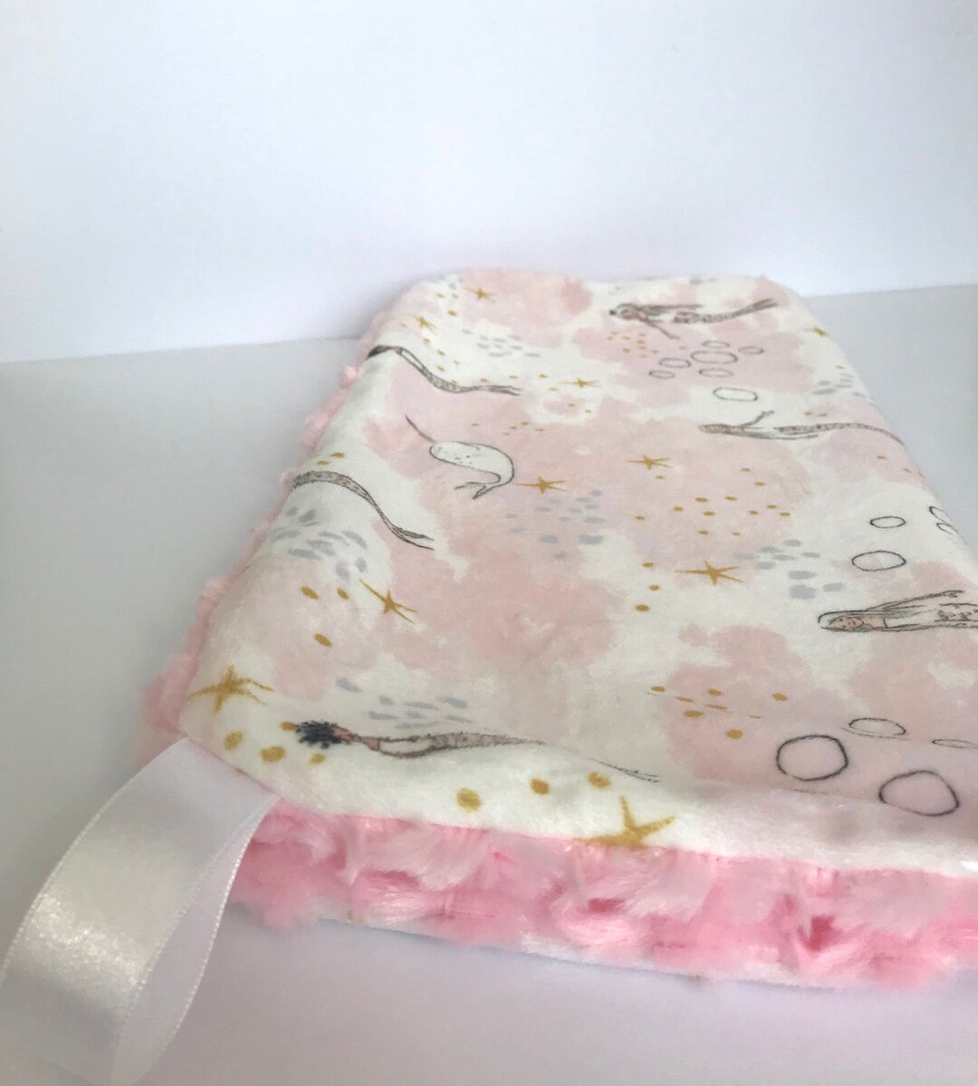 Mermaid Cuddle Blanket, Mermaid Blanket, Minky Blankie, Minky Lovey ...